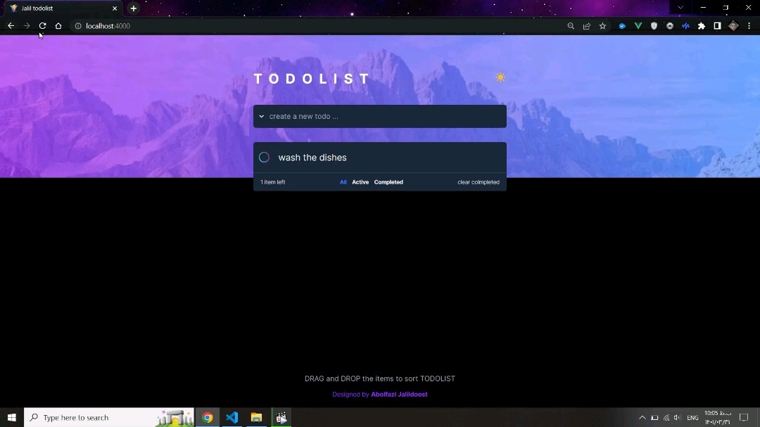 Abolfazl Jalil doost on LinkedIn: Todolist mini project قابلیت ها ... Abolfazl Jalil doost on LinkedIn: Todolist mini project قابلیت ها ...