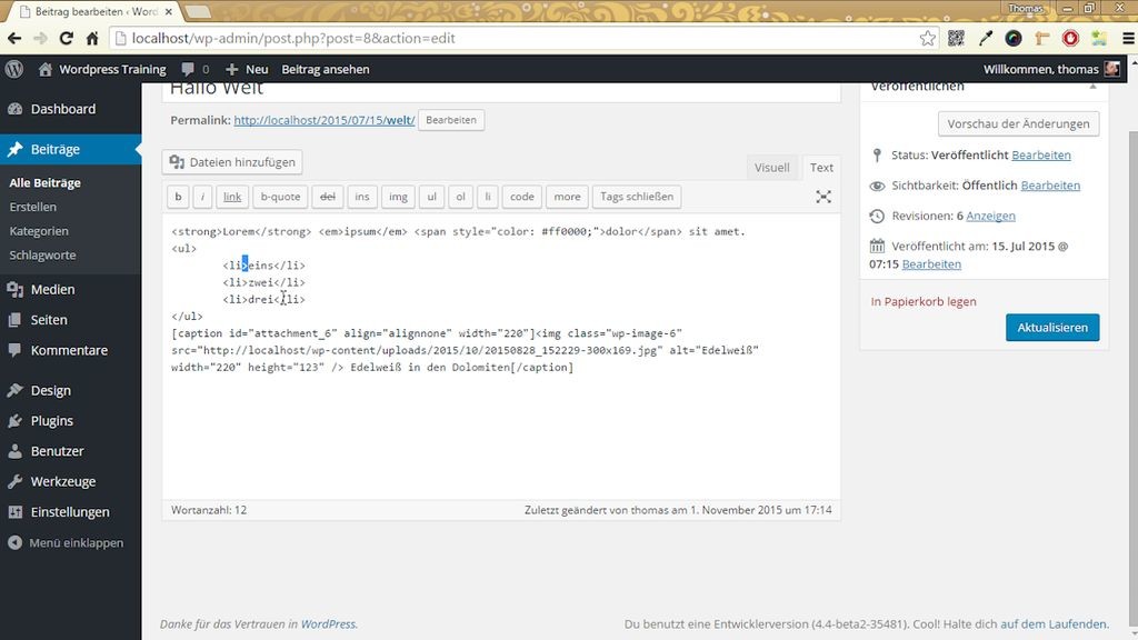 Größe und Abstand festlegen – Videokurs: HTML und CSS – Der schnelle ... Größe und Abstand festlegen – Videokurs: HTML und CSS – Der schnelle ...