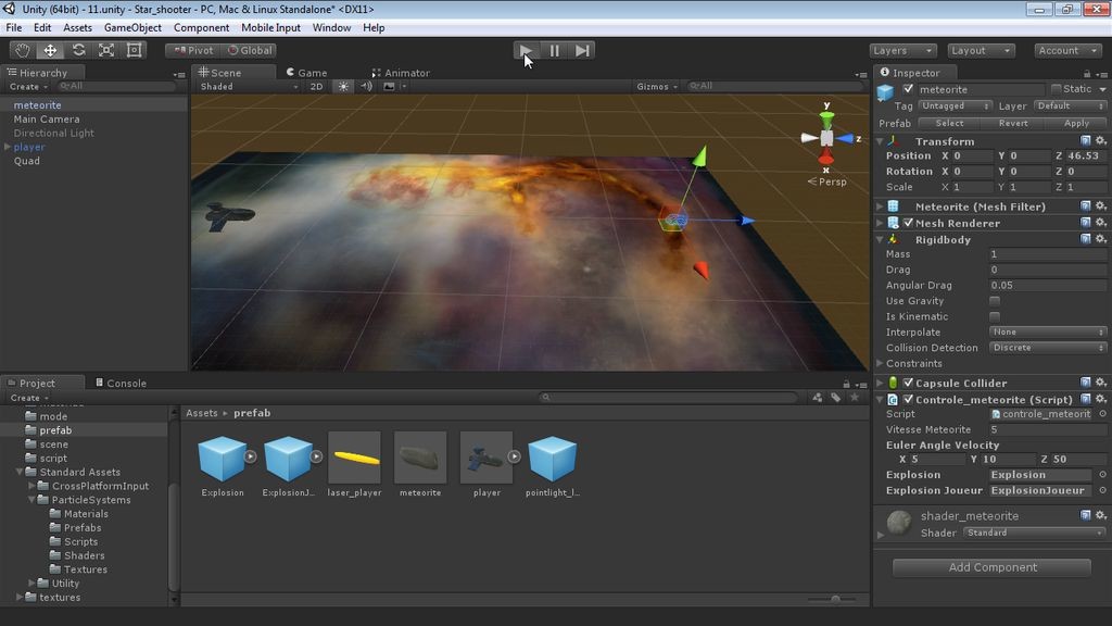 Bienvenue dans « Créer un jeu 3D avec Unity » - Tutoriel vidéo Créer un ... Bienvenue dans « Créer un jeu 3D avec Unity » - Tutoriel vidéo Créer un ...