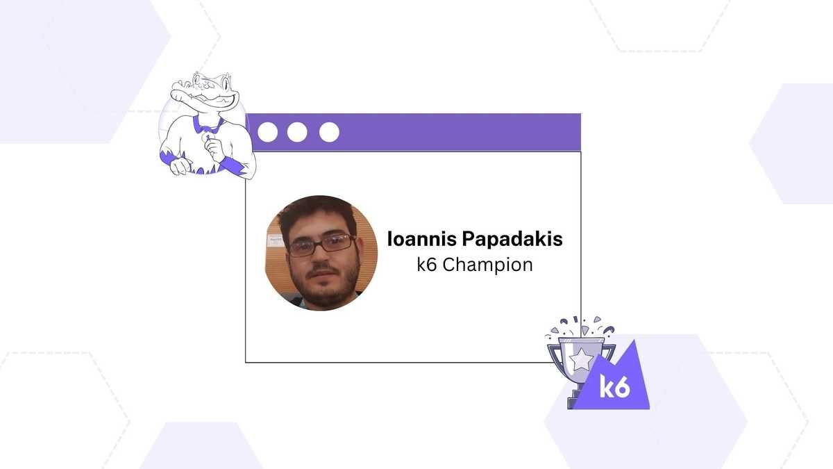Carlos Gauto on LinkedIn: Meet k6 Champion Ioannis Papadakis Carlos Gauto on LinkedIn: Meet k6 Champion Ioannis Papadakis