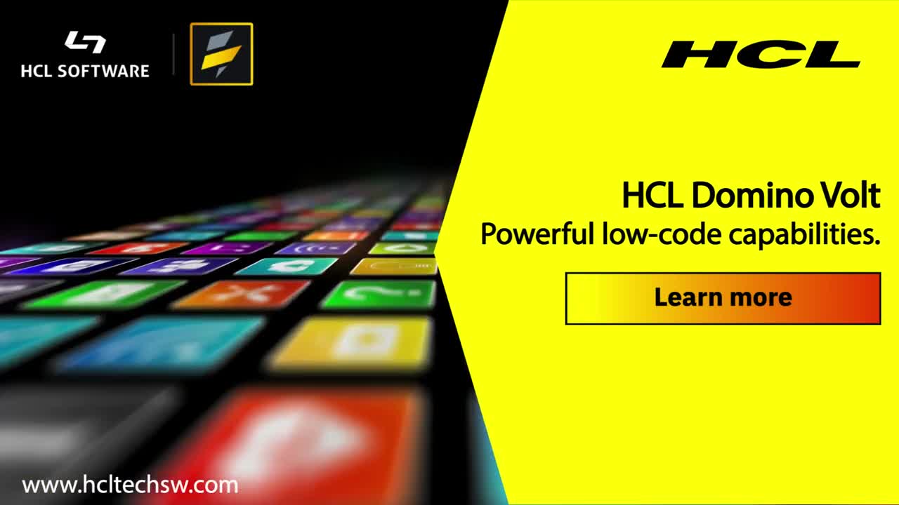 HCLSoftware on LinkedIn: HCL Domino Volt: Powerful low-code capabilities. HCLSoftware on LinkedIn: HCL Domino Volt: Powerful low-code capabilities.