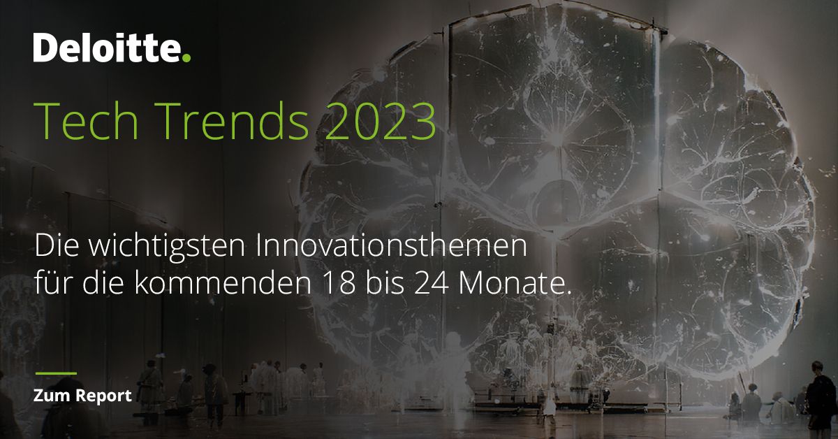 Deloitte auf LinkedIn: Tech Trends 2023 | Deloitte Deutschland Deloitte auf LinkedIn: Tech Trends 2023 | Deloitte Deutschland