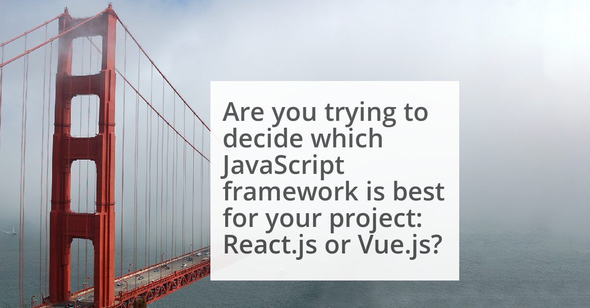 React Jobs on LinkedIn: Choosing Between ReactJS and VueJS: A Developer ... React Jobs on LinkedIn: Choosing Between ReactJS and VueJS: A Developer ...
