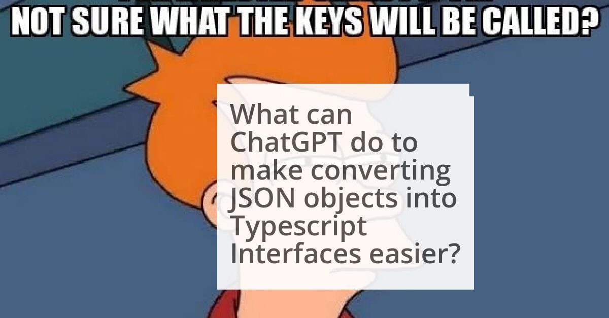 React Jobs on LinkedIn: Building a JSON to Typescript converter with ... React Jobs on LinkedIn: Building a JSON to Typescript converter with ...