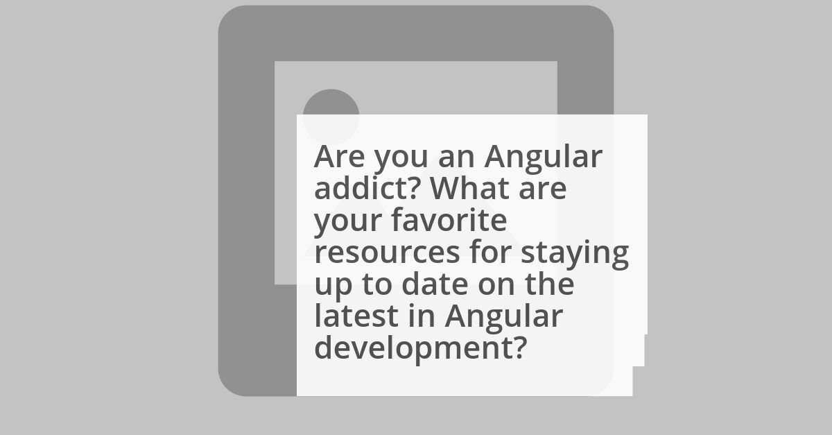 Angular Jobs on LinkedIn: Angular Addicts #11: Signals is coming ... Angular Jobs on LinkedIn: Angular Addicts #11: Signals is coming ...