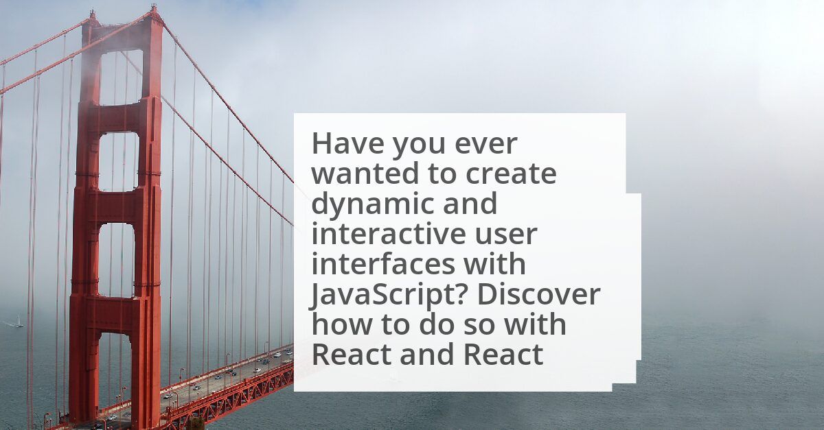 React Jobs on LinkedIn: Building Dynamic User Interfaces with React and ... React Jobs on LinkedIn: Building Dynamic User Interfaces with React and ...