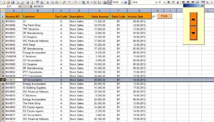 Ms Excel Vba :Scrolling By Cutting Rows With Spin Buttons Ms Excel Vba :Scrolling By Cutting Rows With Spin Buttons