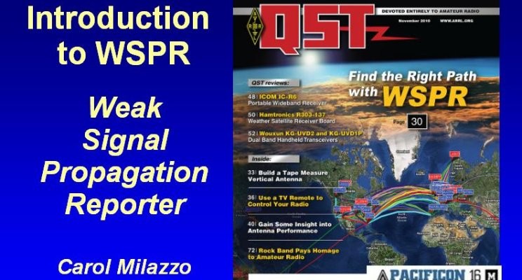 Introduction to WSPR - Weak Signal Propagation Reporter Introduction to WSPR - Weak Signal Propagation Reporter