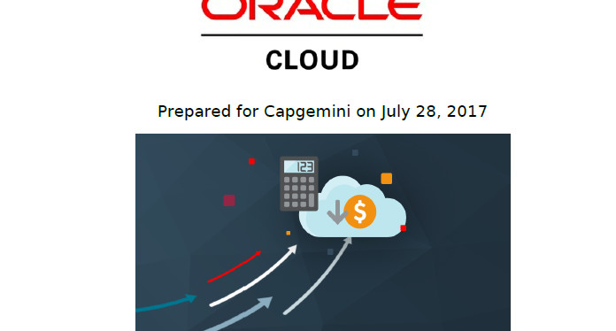 Oracle IaaS TCO Calculator - A quick and clear way to estimate TCO Oracle IaaS TCO Calculator - A quick and clear way to estimate TCO