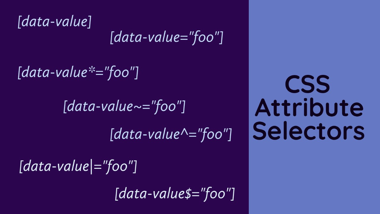 CSS Attribute Selectors tutorial with examples CSS Attribute Selectors tutorial with examples