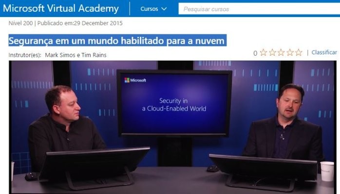 Treinamentos Gratuitos Microsoft (MVA) Treinamentos Gratuitos Microsoft (MVA)