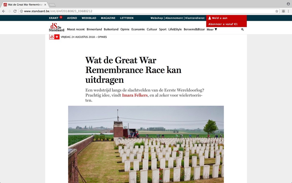 De onmetelijke vrijheid van de wielertoerist De onmetelijke vrijheid van de wielertoerist