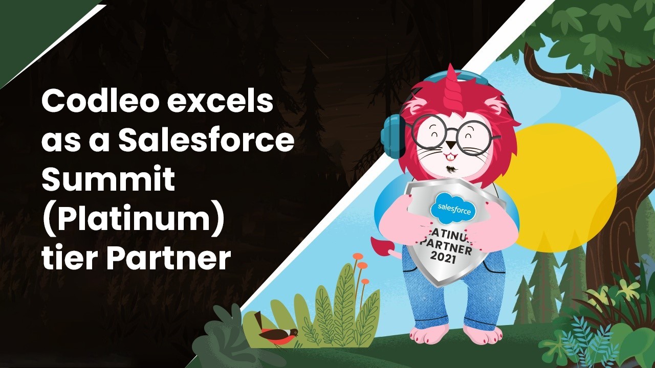 Codleo is now Salesforce Summit (Platinum) Partner Codleo is now Salesforce Summit (Platinum) Partner