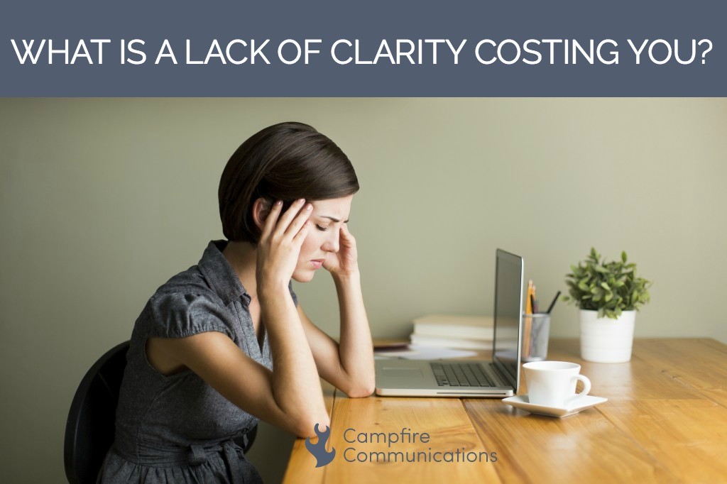 What is a lack of clarity costing you? What is a lack of clarity costing you?