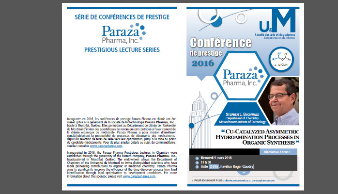 Paraza Pharma Prestigious Lecture Series Paraza Pharma Prestigious Lecture Series