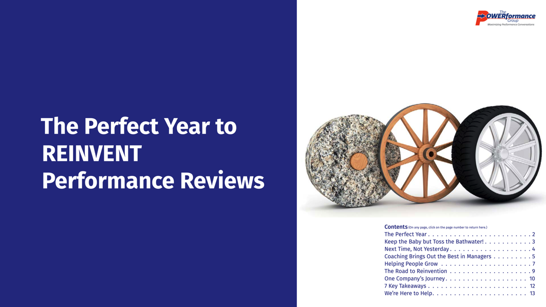 Reinventing Performance Reviews Reinventing Performance Reviews