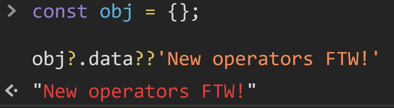 I am pumped for optional chaining in JavaScript I am pumped for optional chaining in JavaScript