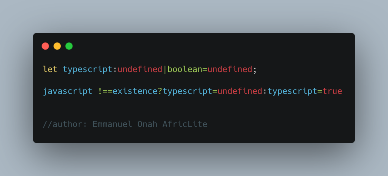 Clarification of Typescript and JavaScript with respect to the ... Clarification of Typescript and JavaScript with respect to the ...