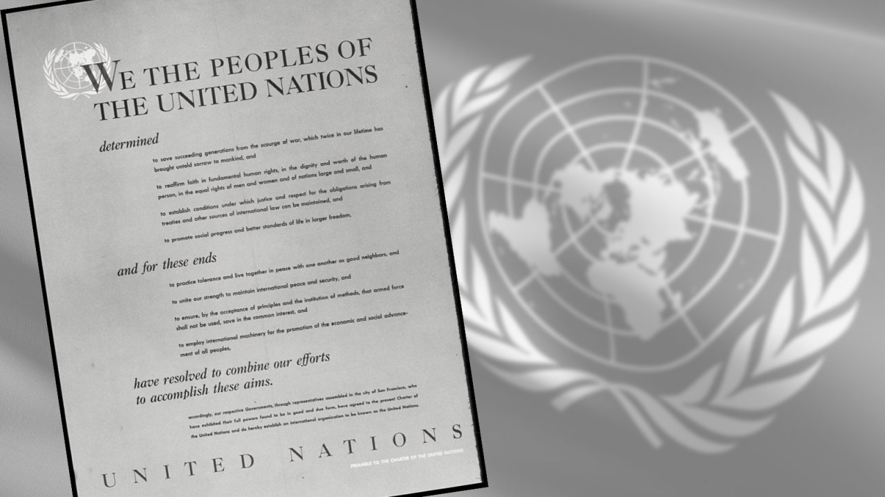 Why doesn’t US use UN Charter? Why doesn’t US use UN Charter?