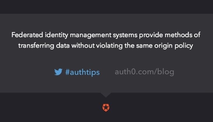 Why Federated Identity Management Matters Why Federated Identity Management Matters