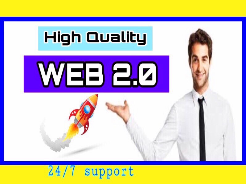 I will build up Top 50 WEB 2.0 backlinks manually I will build up Top 50 WEB 2.0 backlinks manually