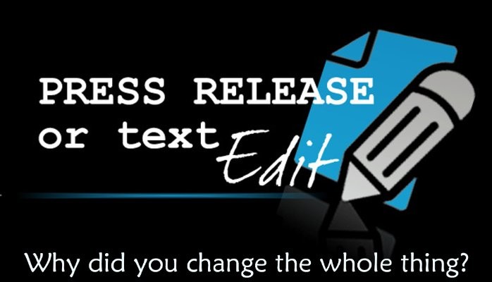 PRESS RELEASES GETTING EDITED BY JOURNALISTS PRESS RELEASES GETTING EDITED BY JOURNALISTS