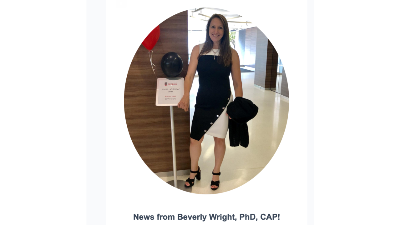 February 2020 News from Beverly Wright, PhD, CAP February 2020 News from Beverly Wright, PhD, CAP