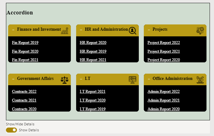 Accordion SPfx WebPart - (SharePoint List as a data source) Accordion SPfx WebPart - (SharePoint List as a data source)