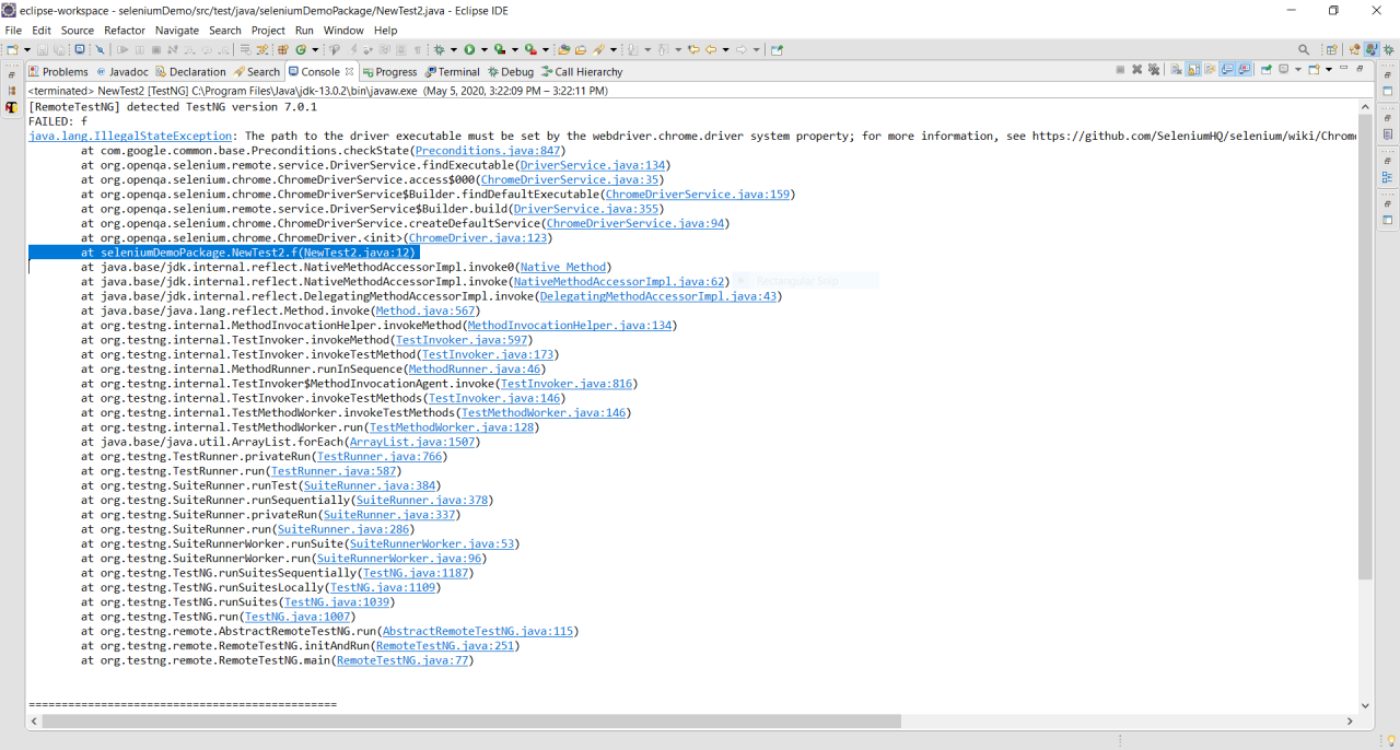 Test Automation: Handling your first Exception! Test Automation: Handling your first Exception!