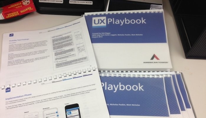 Benefits of creating a UX Playbook Benefits of creating a UX Playbook