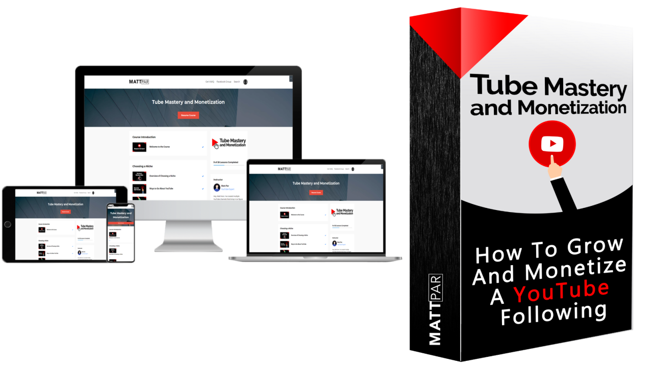 Tube Mastery and Monetization Tube Mastery and Monetization