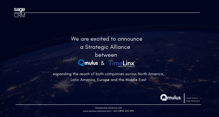 Qmulus and TimeLinx Announce Strategic Alliance Qmulus and TimeLinx Announce Strategic Alliance