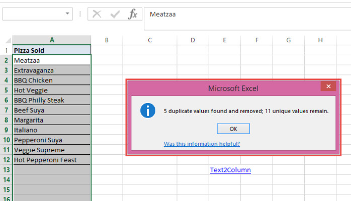 Removing Duplicate Values In Excel Removing Duplicate Values In Excel
