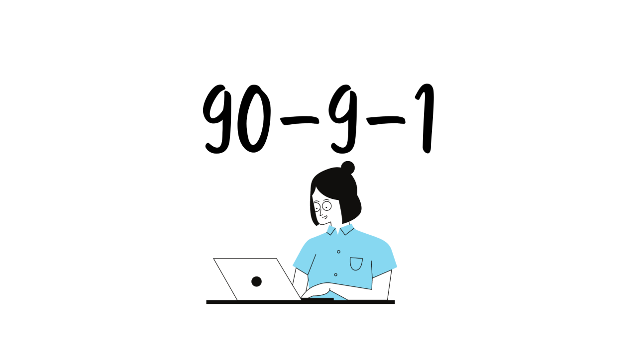 The 90-9-1 Rule The 90-9-1 Rule