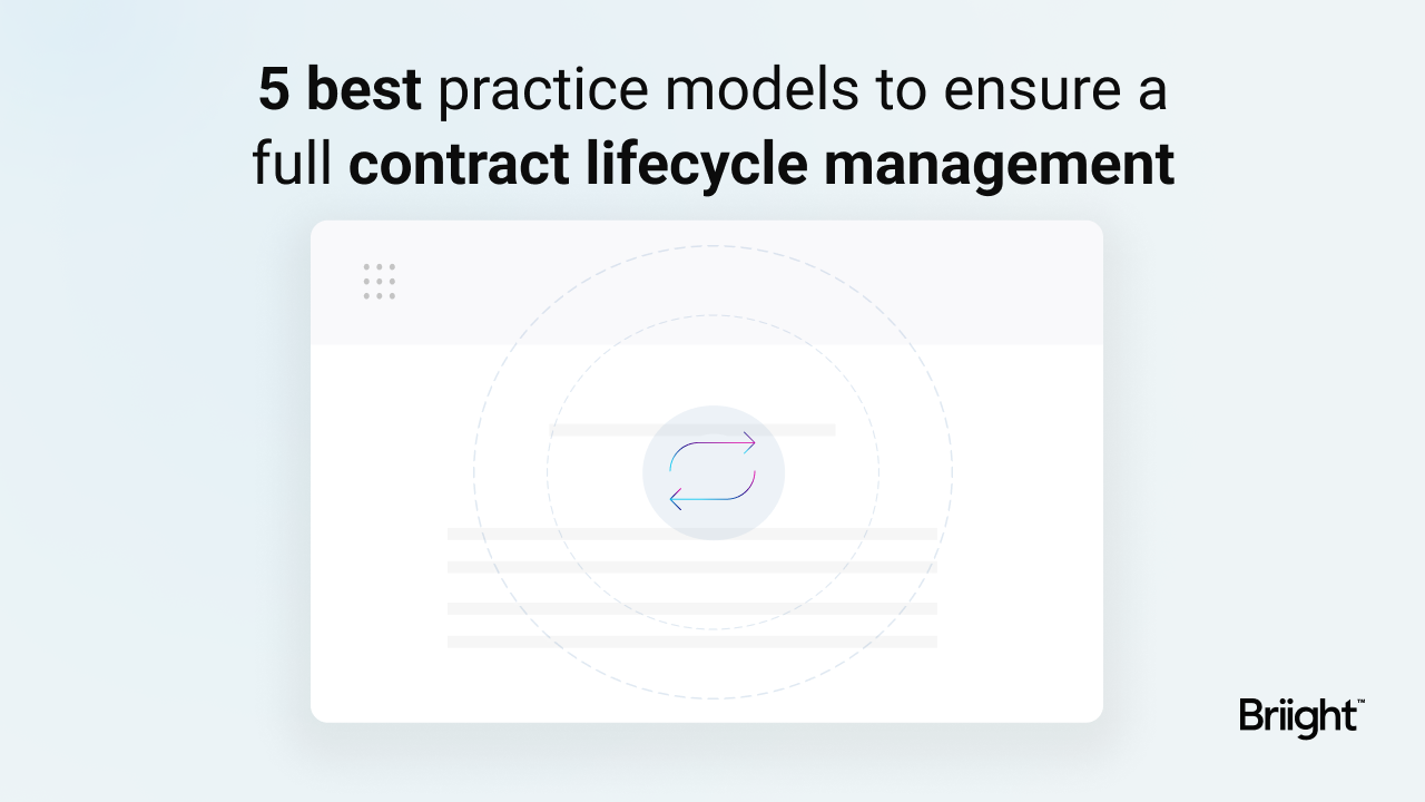 5 best practice frameworks to ensure a full contract management lifecycle 5 best practice frameworks to ensure a full contract management lifecycle