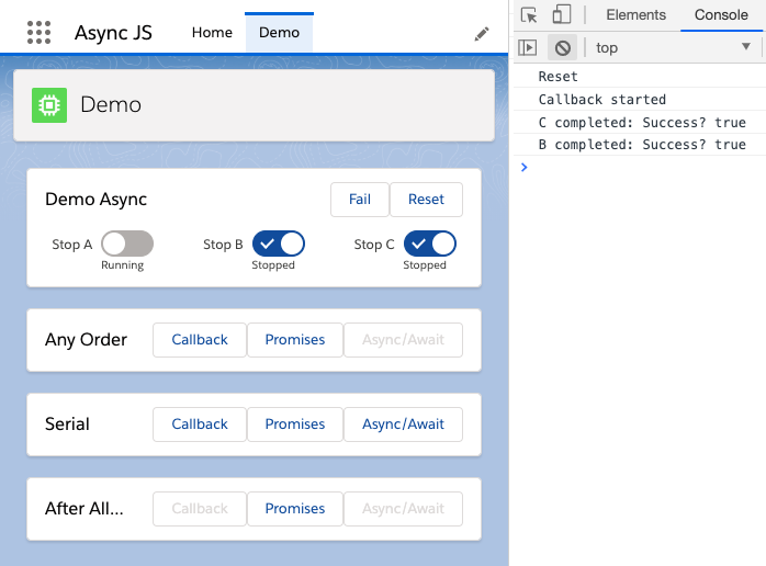 Asynchronous JavaScript using Salesforce Lightning Web Components (LWC) Asynchronous JavaScript using Salesforce Lightning Web Components (LWC)
