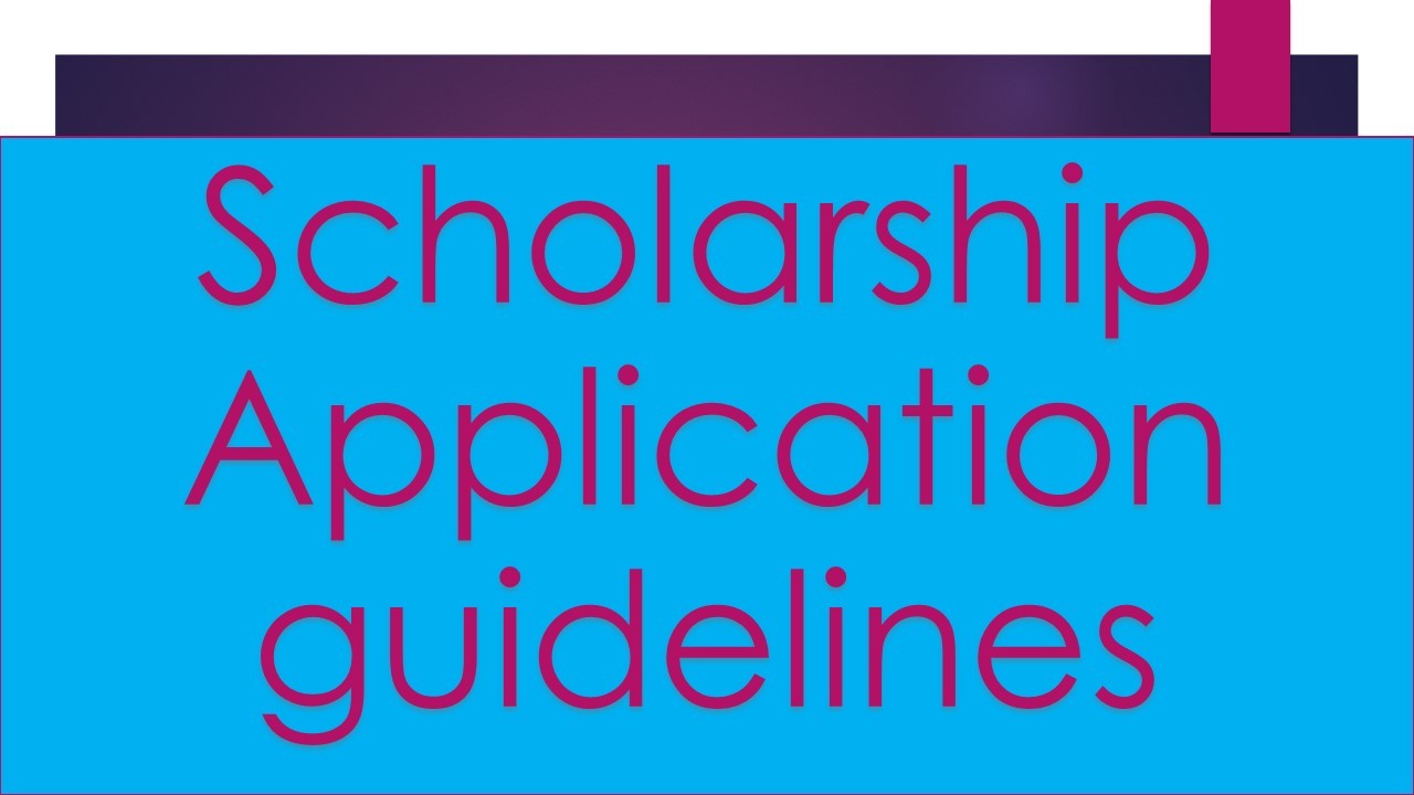 Scholarship Application Tips Scholarship Application Tips