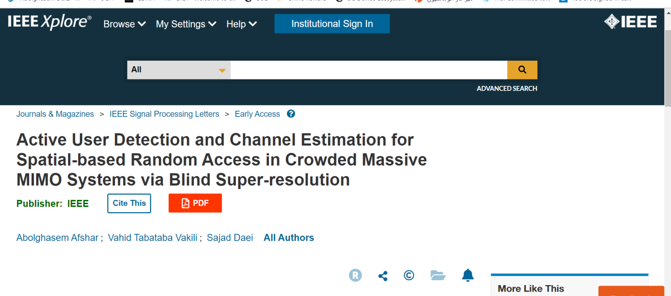 Active User Detection and Channel Estimation for Spatial-based Random ... Active User Detection and Channel Estimation for Spatial-based Random ...