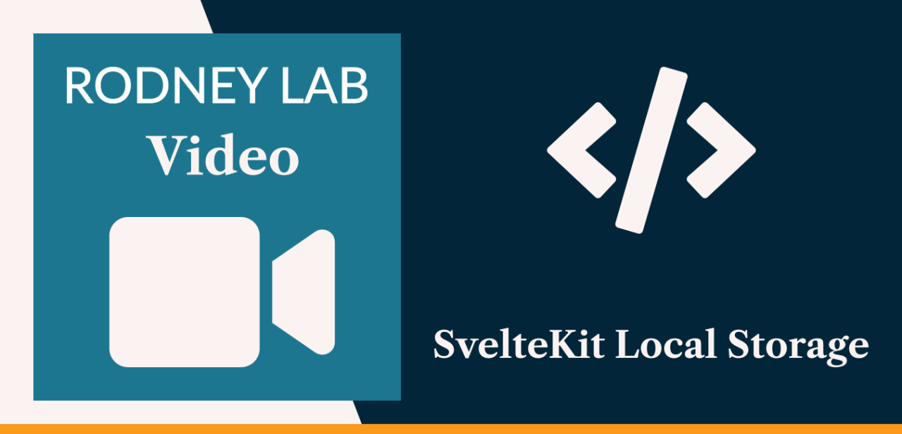 Using Local Storage with Svelte Stores in SvelteKit Using Local Storage with Svelte Stores in SvelteKit