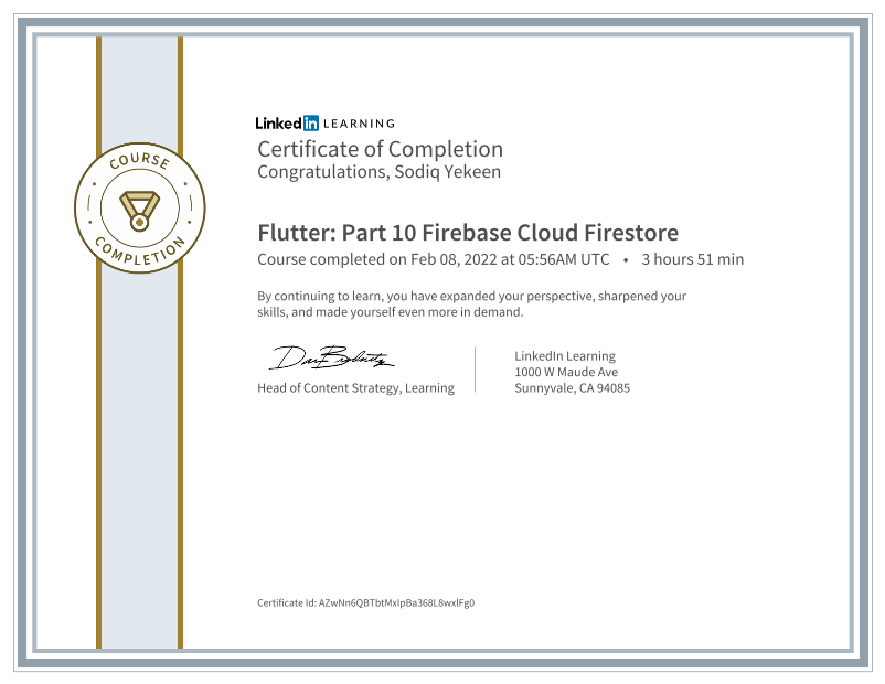 Sodiq Yekeen on LinkedIn: Certificate of Completion Sodiq Yekeen on LinkedIn: Certificate of Completion