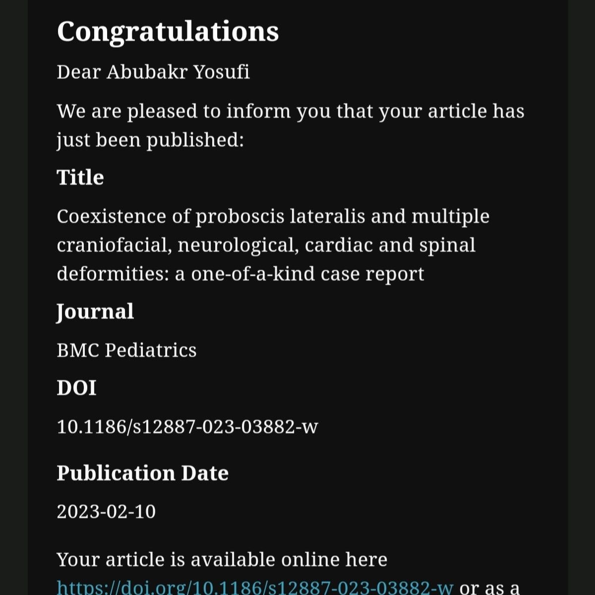 Abubakr Yosufi on LinkedIn: Publication alert ⚠️ Alhmadulilah, Our new ... Abubakr Yosufi on LinkedIn: Publication alert ⚠️ Alhmadulilah, Our new ...