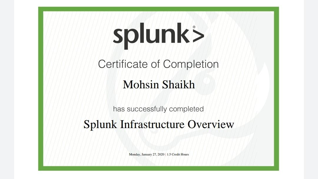 Mohsin Hussain Shaikh on LinkedIn: #splunk Mohsin Hussain Shaikh on LinkedIn: #splunk