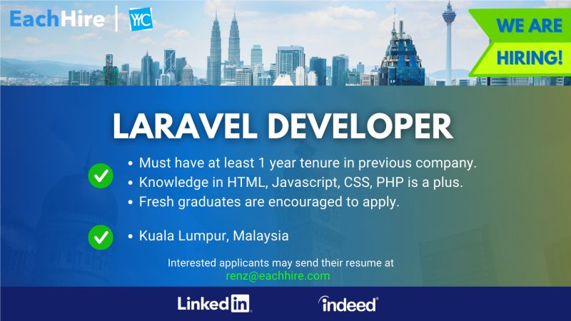 Renz Estrada on LinkedIn: #hiring #hiring #laraveldeveloper Renz Estrada on LinkedIn: #hiring #hiring #laraveldeveloper