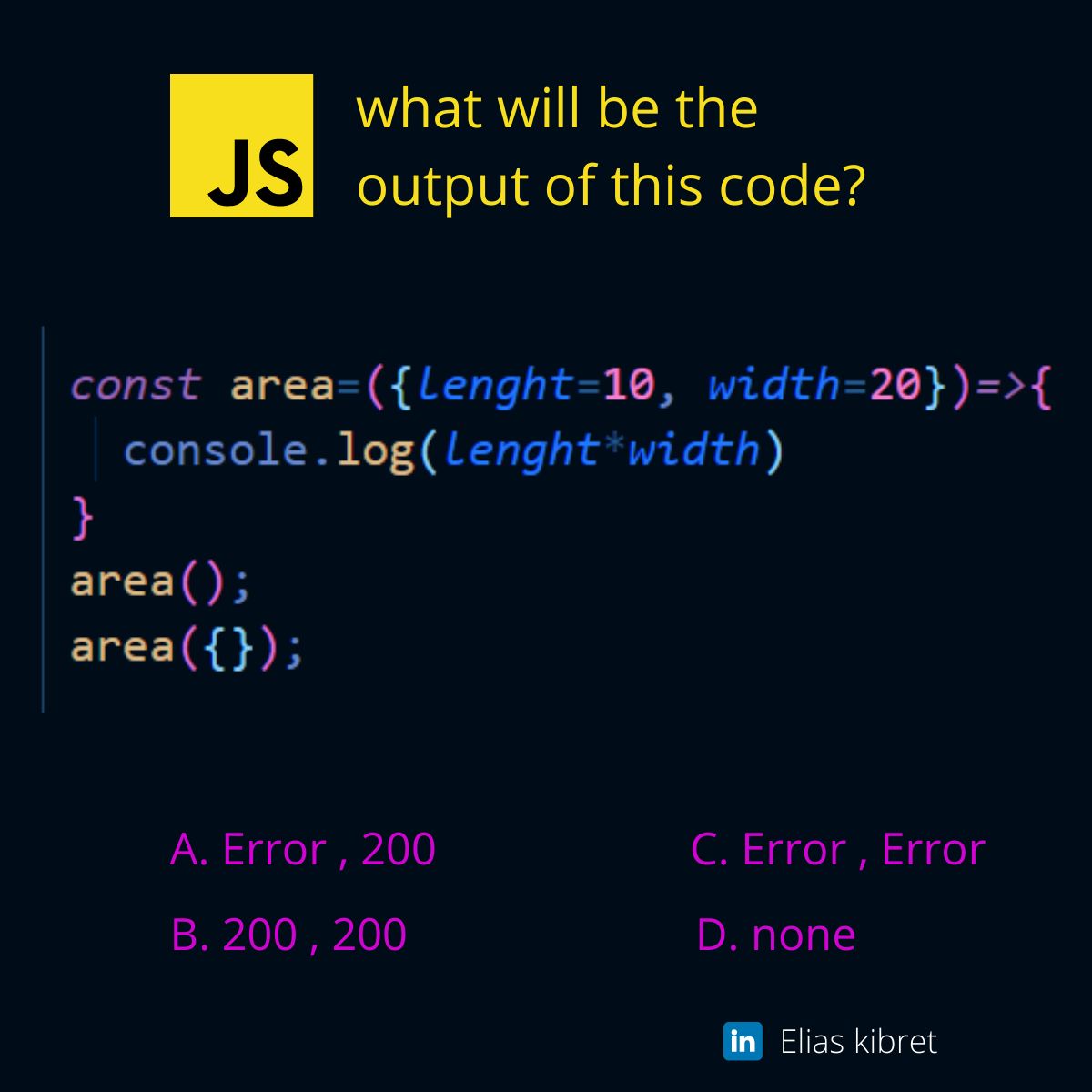 Elias Kibret on LinkedIn: #javascriptdeveloper #javascript #india # ... Elias Kibret on LinkedIn: #javascriptdeveloper #javascript #india # ...
