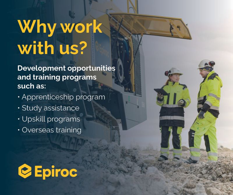 Epiroc on LinkedIn: #epiroc #epirocforallofus #careers Epiroc on LinkedIn: #epiroc #epirocforallofus #careers