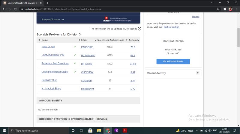 Prashant Singh on LinkedIn: #codechef #learning #cp #dsa #codechef # ... Prashant Singh on LinkedIn: #codechef #learning #cp #dsa #codechef # ...