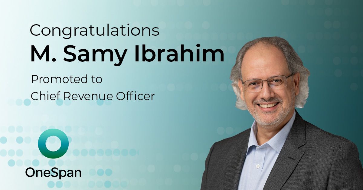 Ziad El-Safty on LinkedIn: OneSpan Appoints M. Samy Ibrahim As Chief ... Ziad El-Safty on LinkedIn: OneSpan Appoints M. Samy Ibrahim As Chief ...