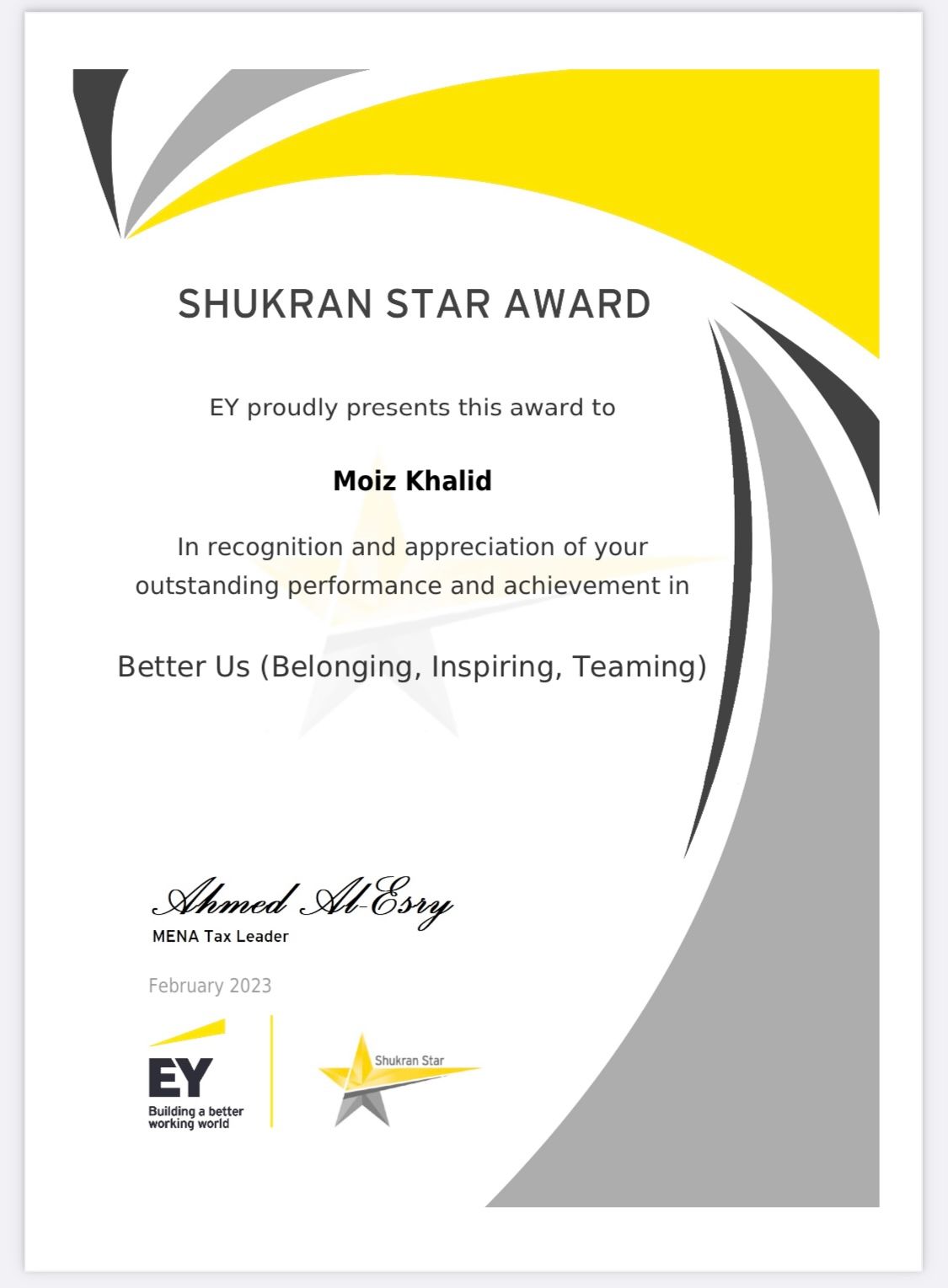 Moiz Khalid on LinkedIn: #shukran | 12 comments Moiz Khalid on LinkedIn: #shukran | 12 comments