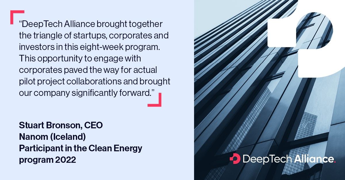 DeepTech Alliance on LinkedIn: Clean Energy Program 2023 | DeepTech ... DeepTech Alliance on LinkedIn: Clean Energy Program 2023 | DeepTech ...
