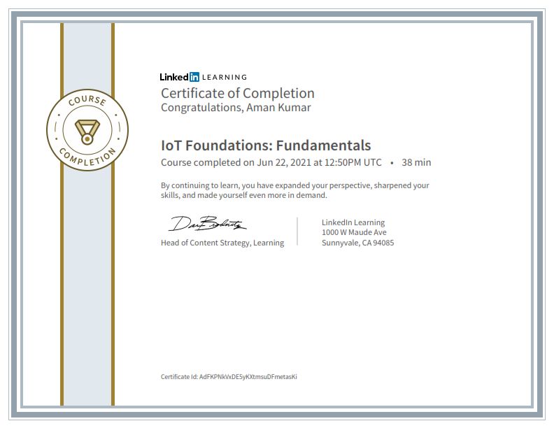 Aman Kumar Sharma on LinkedIn: #internetofthings Aman Kumar Sharma on LinkedIn: #internetofthings